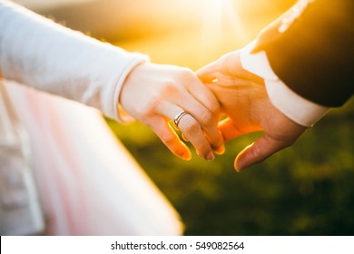 Wedding Ring Sunset Stock Photo (Edit Now) 549082564