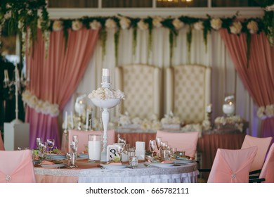 Wedding Table Settings Stock Photo 665782111 | Shutterstock