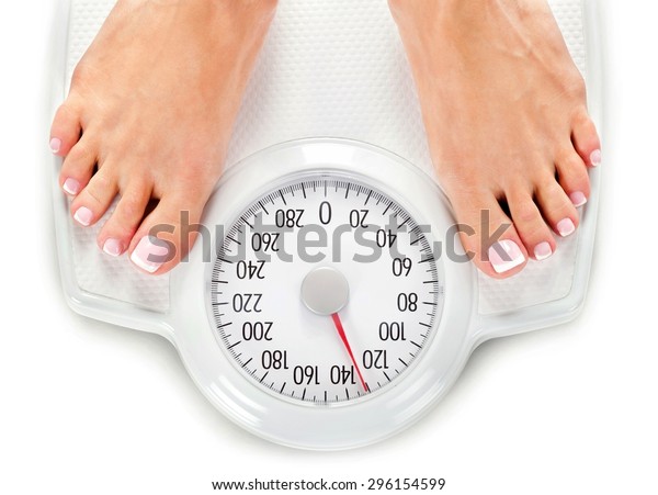 Weight Scale Overweight Scale Stock Photo (Edit Now) 296154599