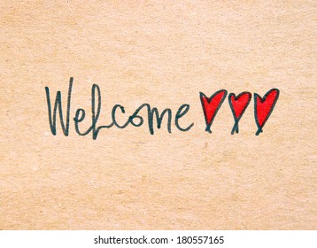 Welcome Message Stock Photo 180557165 | Shutterstock