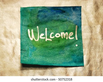 Welcome Message Stock Photo 50752318 | Shutterstock