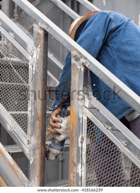 Welder Ladder Stock Photo 418166239 | Shutterstock