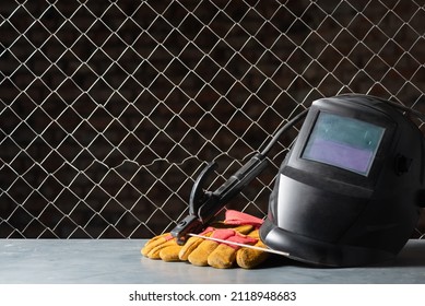Welding Concept Front View Background Stock Photo 2118948683 | Shutterstock