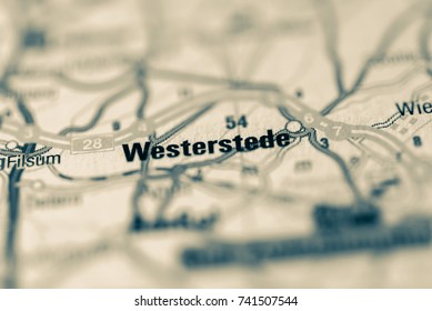 Westerstede On Map Stock Photo 741507544 | Shutterstock