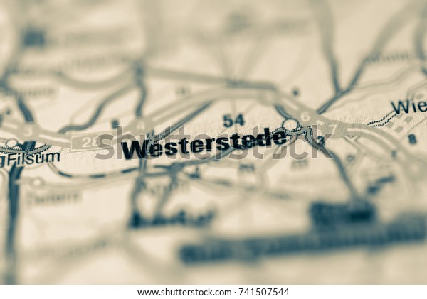 Westerstede On Map Stock Photo 741507544 | Shutterstock