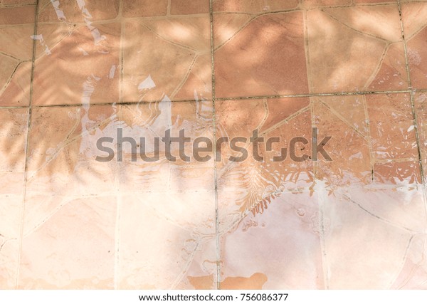 Wet Tile Floor Background Stock Photo (Edit Now) 756086377