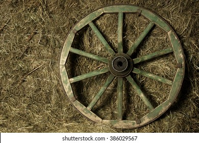 Wheel Cart Haystack Stock Photo 386029567 | Shutterstock