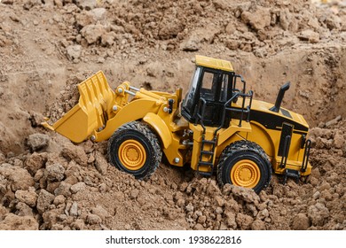 Wheel Loader Digging Soil Construction Site Stock Photo 1938622816 ...