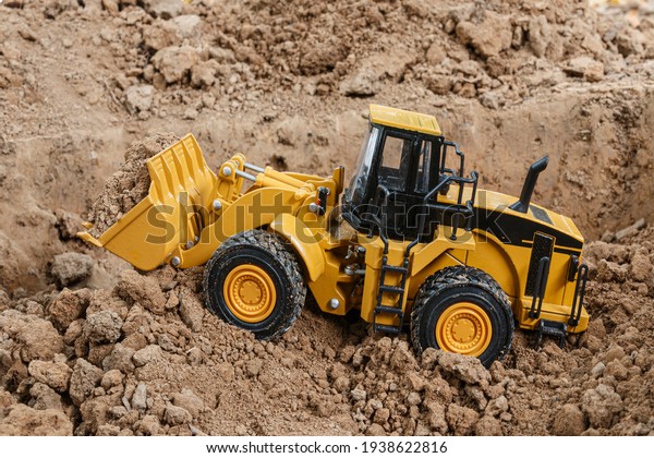 Wheel Loader Digging Soil Construction Site Stock Photo 1938622816 ...