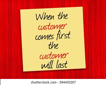 194 Customer comes first Images, Stock Photos & Vectors | Shutterstock