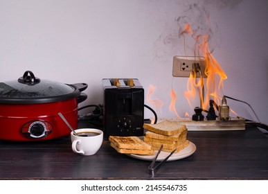 878 Toaster smoke Images, Stock Photos & Vectors | Shutterstock