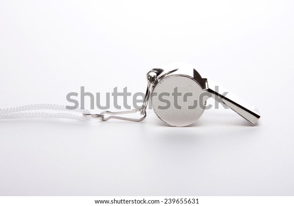Whistle String Isolated White Studio Stock Photo (Edit Now) 239655631