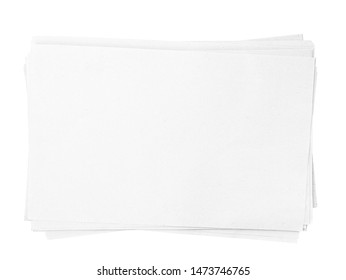 White A4 Papers Texture Stack Isolated Stock Photo 1473746765 ...