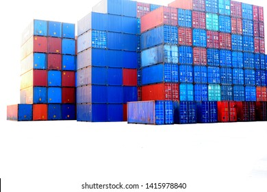 Aerial Top View Container Cargo Ship Stock Photo 1503472007 | Shutterstock