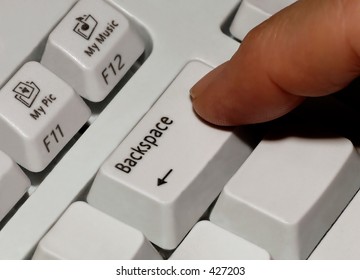 White Backspace Key Stock Photo 427203 | Shutterstock