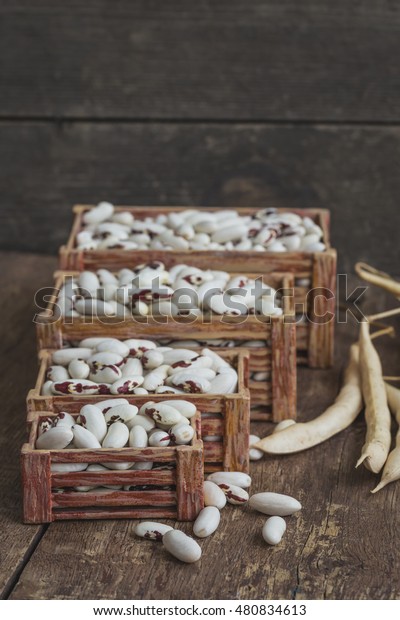 White Beans Decorative Boxes Stock Photo 480834613 | Shutterstock