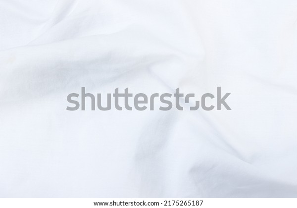 White Bedding Sheets Texture Background Stock Photo 2175265187 ...