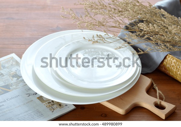 White Ceramic Disc Stock Photo 489980899 | Shutterstock