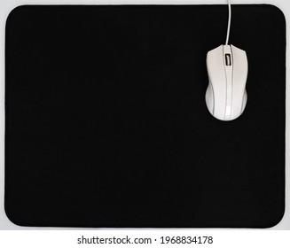 White Computer Mouse Ergonomic Shape Located Stock Photo 1968834178 ...