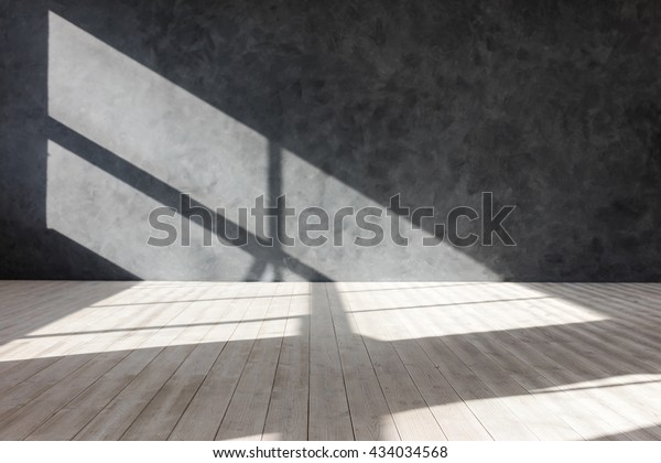 White Empty Loft Interior Dark Wall Foto stock 434034568 | Shutterstock