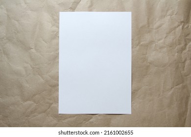 White Empty Sheet A4 Format On Stock Photo 2161002655 | Shutterstock