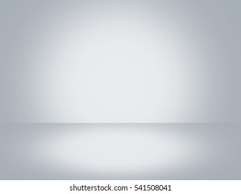 White Space Studio Background Spotlight Gradient Stock Vector (Royalty ...