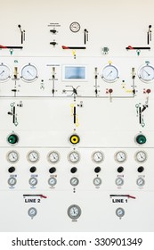 Стоковая фотография 330901349: White Hyperbaric Chamber Control Panel ...