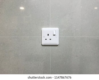White Plug Socket On Wall Copy Stock Photo 1147867676 | Shutterstock