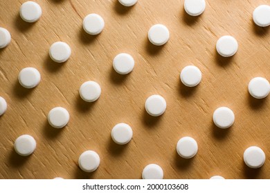 White Round Tablets Matte Surface On Stock Photo 2000103608 | Shutterstock