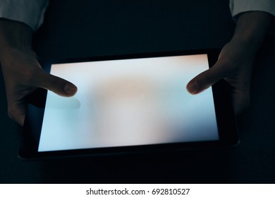 White Screen Tablet Stock Photo 692810527 | Shutterstock