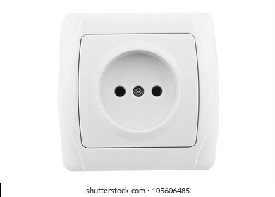 White Socket Front View Isolated On Stock Photo 105606485 | Shutterstock