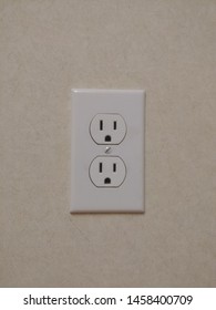 White Socket Wall Stock Photo (Edit Now) 1458400709