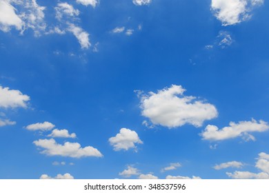 White Sparse Clouds Over Blue Sky Stock Photo 348537596 | Shutterstock