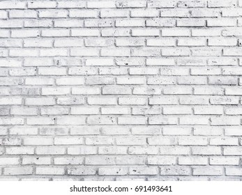 White Square Bricks Wall Interior Background Stock Photo 691493641 ...
