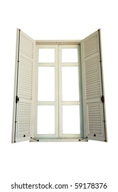 White Window Isolated Stock Photo 59178376 | Shutterstock