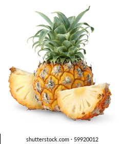 653 Quarter Slice Of Pineapple Images, Stock Photos & Vectors ...