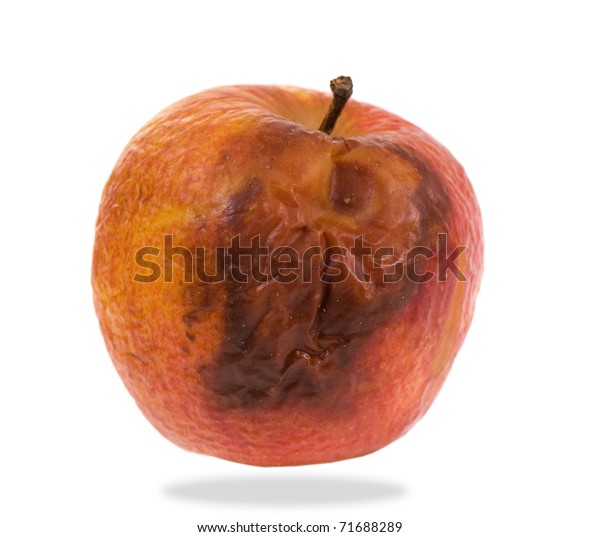 Whole Single Decayed Bad Red Apple Stock Photo 71688289 | Shutterstock
