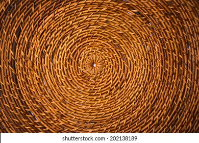 Wicker Tablemat Texture Stock Photo (Edit Now) 202138189