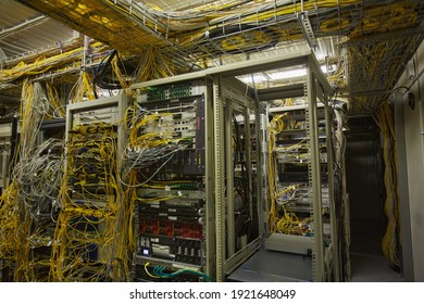 Wide Angle Background Image Server Room Stock Photo 1921648049 ...