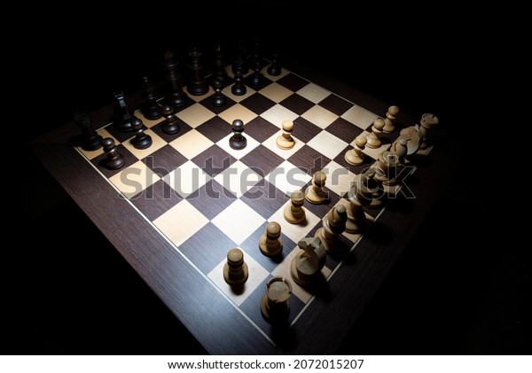 Wide Angle Top View Chess Board Stock Photo 2072015207 | Shutterstock