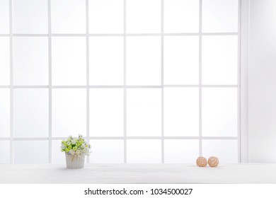 Window Flowers Table Stock Photo (Edit Now) 1034500027
