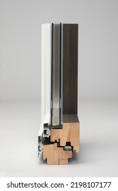 Windows Window Profiles Insulation Sample Stock Photo 2198107177 ...