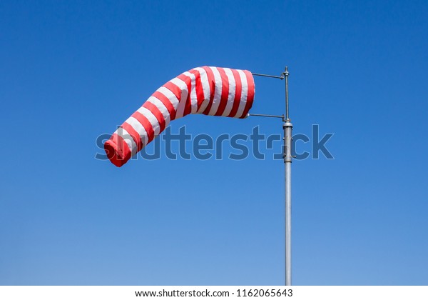 Windsock Flag Wind Speed Meter Red Stock Photo 1162065643 | Shutterstock
