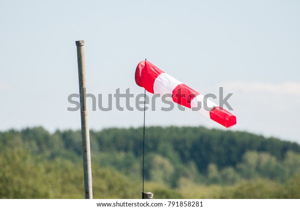 Windsock Used Determine Direction Wind Speed Stock Photo 791858281 ...