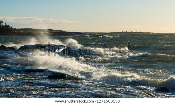 Windy Day Beach Stock Photo 1271503138 | Shutterstock