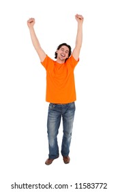Man Trying Catch Something Isolated On Stock Photo 1548935582 ...