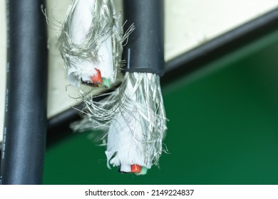 Wire Being Processed Connect Machine Stock Photo 2149224837 | Shutterstock