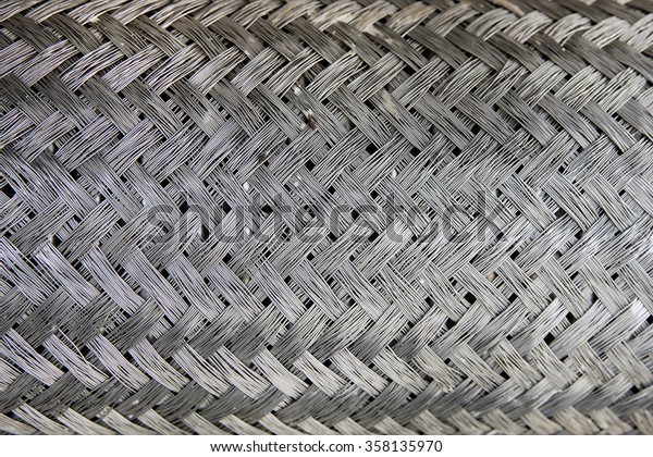 Wire Mesh Braided Wire Stock Photo (Edit Now) 358135970