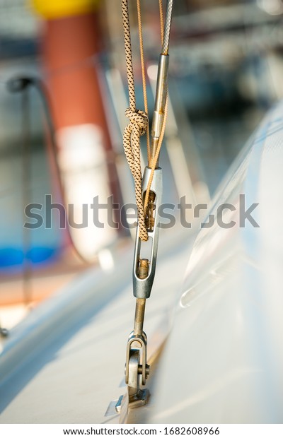 Wire Rigging Wire Tackle Standing Rigging Stock Photo (Edit Now) 1682608966