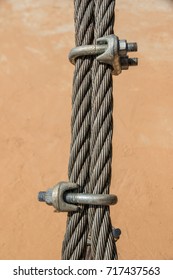 Wire Rope Binding Cable Linked Together Stock Photo 717437563 ...
